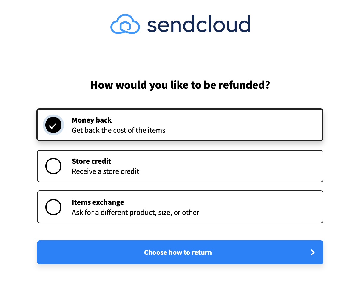How to create a return – Sendcloud Help Center